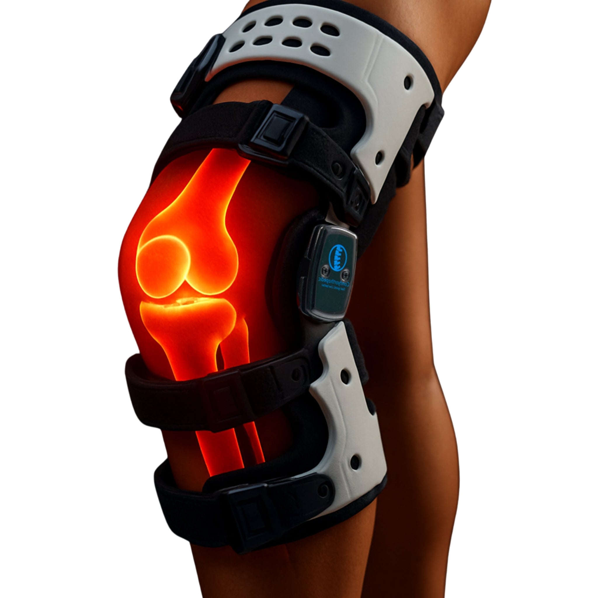 Double Upright OA Unloader Knee Brace Medial & Lateral Support L1852 ...